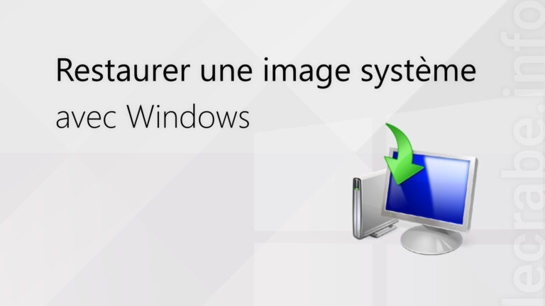 Windows : sauvegarder et restaurer le Registre – Le Crabe Info