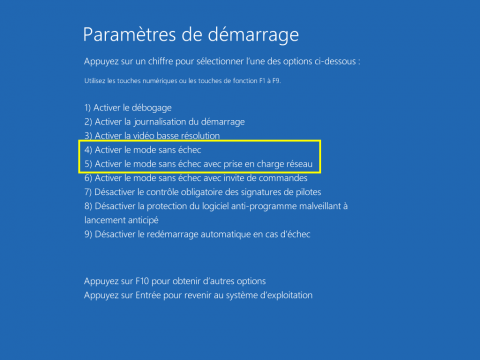Démarrer Windows 10 en mode sans échec – Le Crabe Info