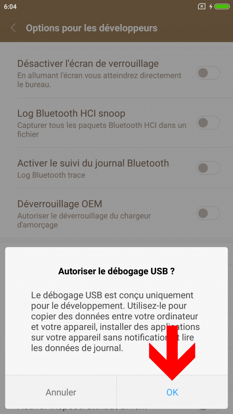 Activer le débogage USB sur un périphérique Android – Le Crabe Info