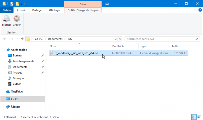 Monter une image ISO sur Windows [11, 10, 8, 7] – Le Crabe Info