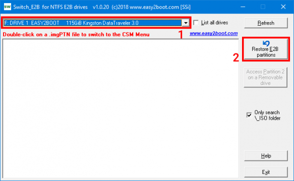 Créer une clé USB multiboot UEFI avec Easy2Boot – Le Crabe Info