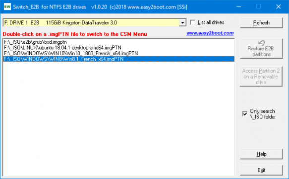 Créer une clé USB multiboot UEFI avec Easy2Boot – Le Crabe Info