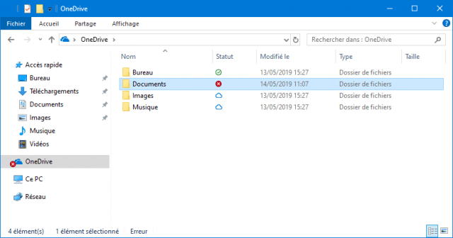 OneDrive : arrêter la synchronisation du dossier Documents sur Windows ...