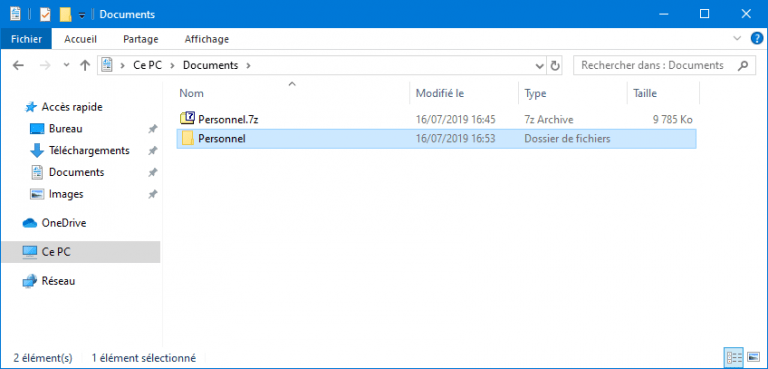 Windows : compresser un fichier ou un dossier avec 7-Zip – Le Crabe Info