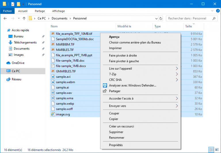 Windows : compresser un fichier ou un dossier avec 7-Zip – Le Crabe Info