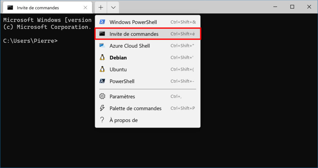 Ouvrir l’invite de commandes sur Windows – Le Crabe Info