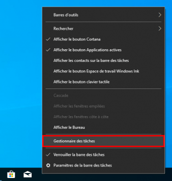 Ouvrir le Gestionnaire des tâches de Windows – Le Crabe Info