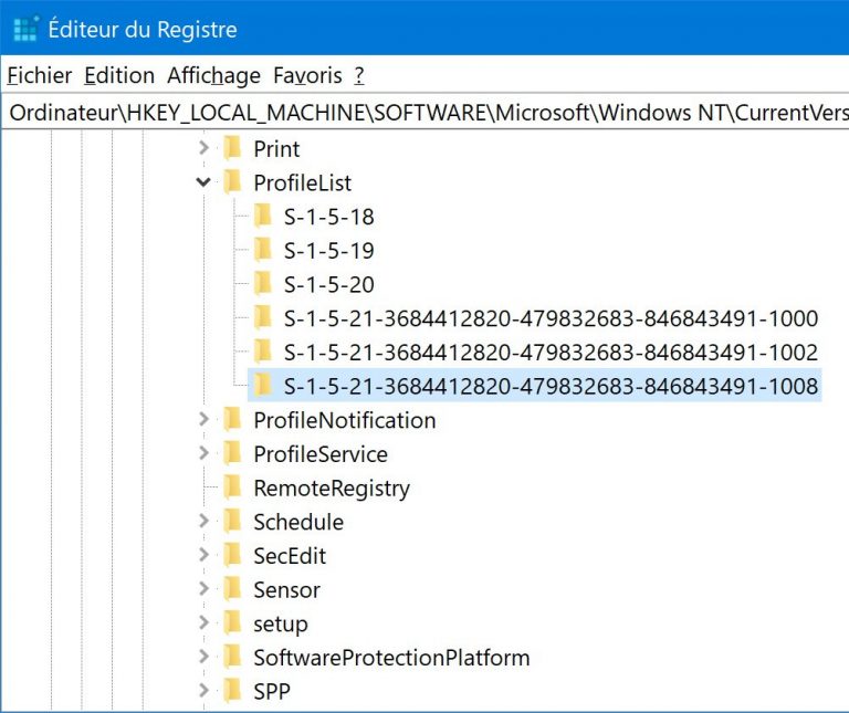 Échec de la connexion par le service Service de profil utilisateur ...