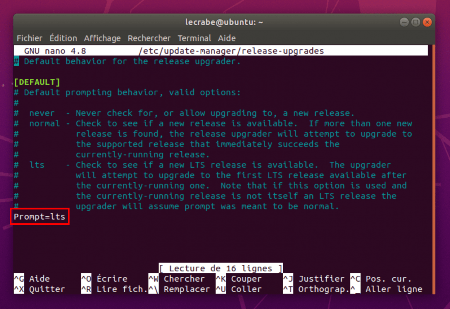 Mettre à jour Ubuntu 18.04/19.10 vers 20.04 LTS – Le Crabe Info Mettre à jour Ubuntu 18.04/19.10 vers 20.04 LTS – Le Crabe Info