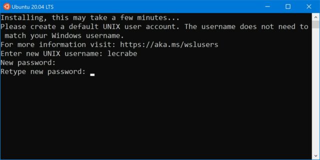 Installer WSL (Windows Subsystem for Linux) sur Windows 10 – Le Crabe Info