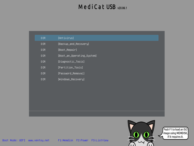 MediCat : créer une clé USB de dépannage et de secours – Le Crabe Info