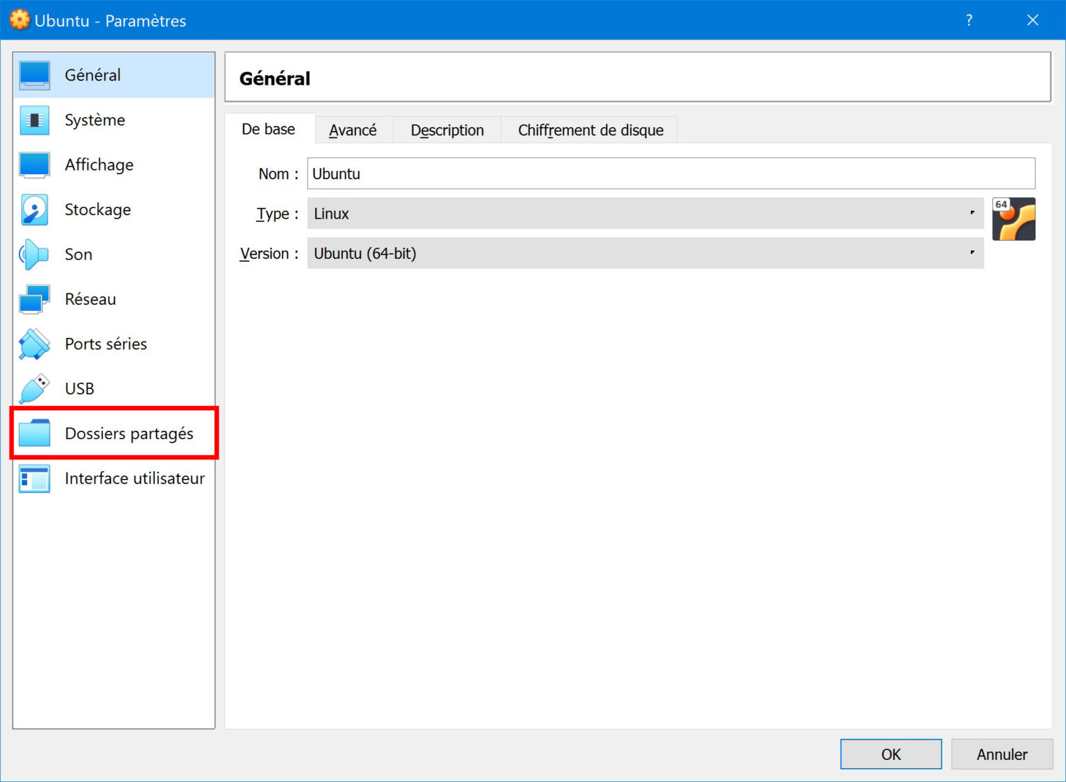 VirtualBox : créer un dossier partagé entre l’hôte et l’invité (Windows ...