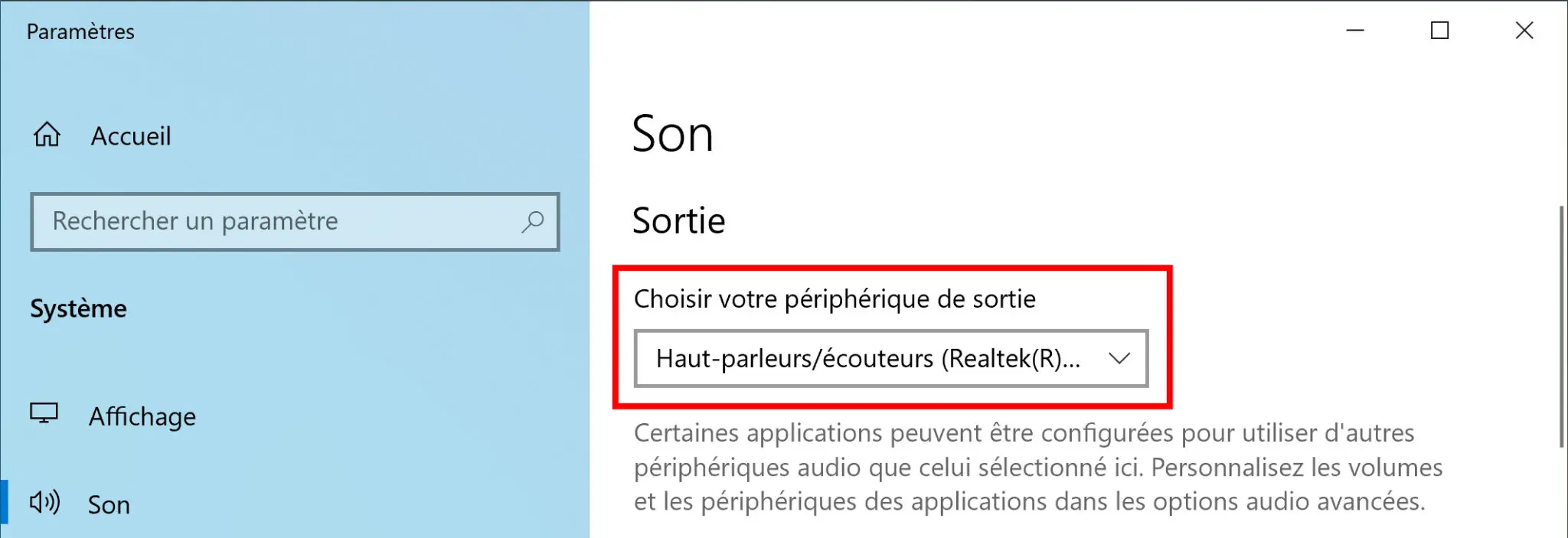 Configurer le son sur Windows 10 – Le Crabe Info