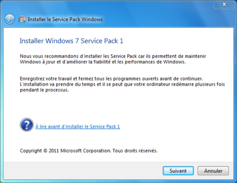 Télécharger Windows 7 Service Pack 1 (KB976932) (32 bits) – Le Crabe Info