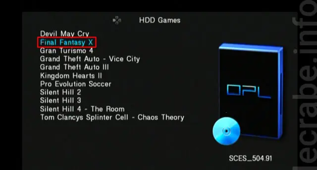 PlayStation 2 : installer et configurer Open PS2 Loader (OPL) – Le Crabe Info
