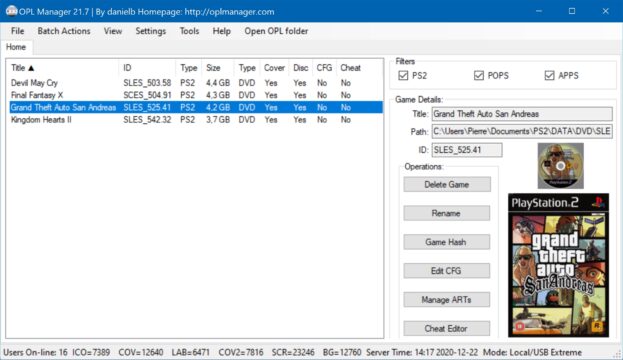 PlayStation 2 : lire des jeux PS2 depuis un réseau (SMB) avec OPL – Le ...
