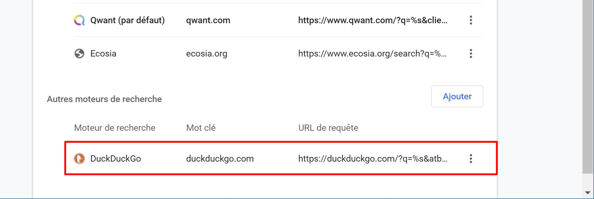 Google Chrome : changer le moteur de recherche – Le Crabe Info