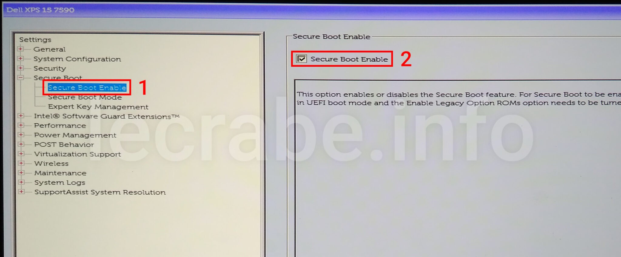 Activer le Secure Boot sur un PC UEFI – Le Crabe Info