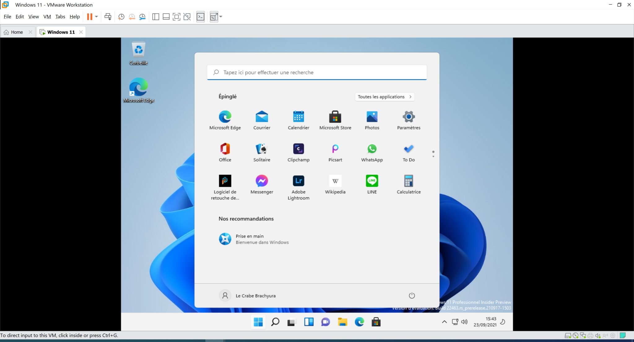Installer Windows 11 dans une machine virtuelle avec VMware Workstation ...