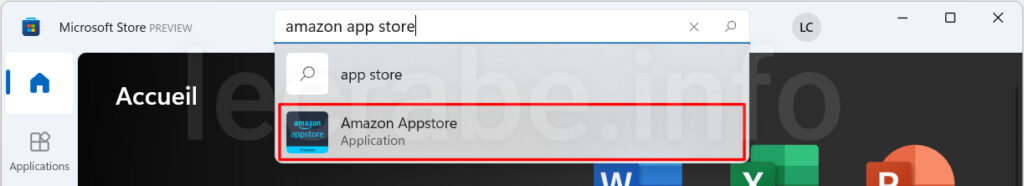 Windows 11 : installer l’Amazon Appstore (Android) – Le Crabe Info