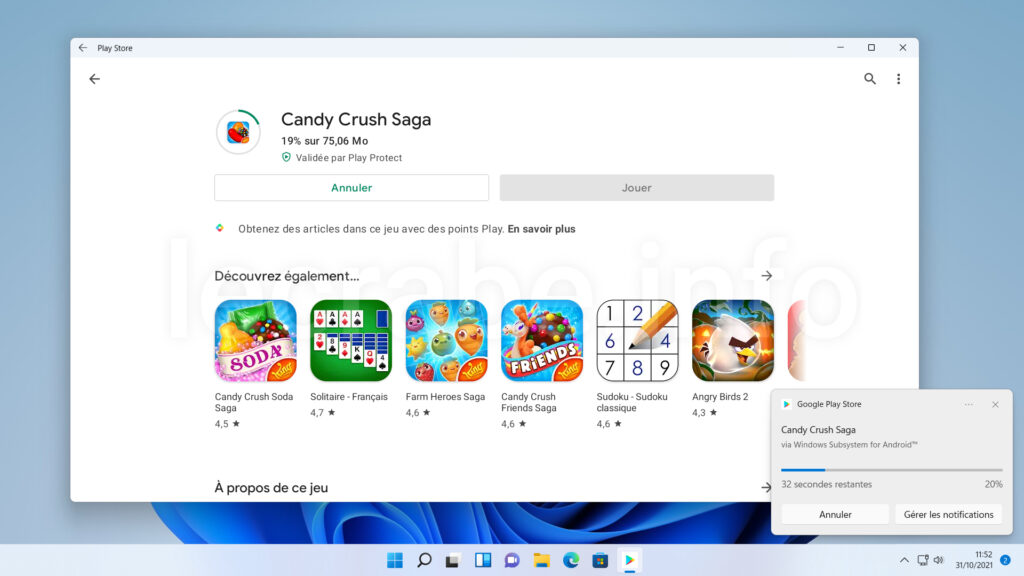 Windows 11 : installer le Google Play Store (Android) – Le Crabe Info