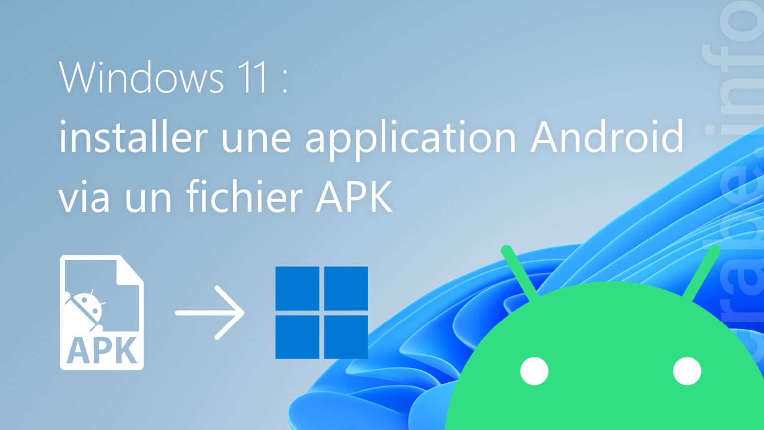 Windows 11 : installer une application Android via un fichier APK – Le ...