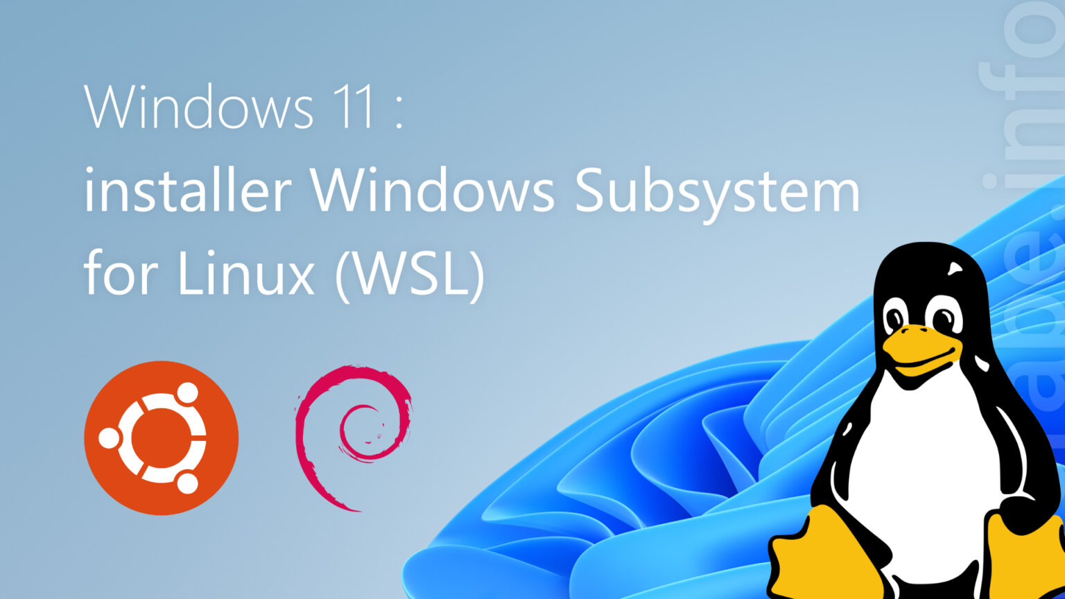 Windows 11 : installer WSL (Windows Subsystem for Linux) – Le Crabe Info