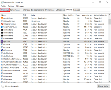 Réduire l’utilisation du processeur (CPU) dans Windows – Le Crabe Info
