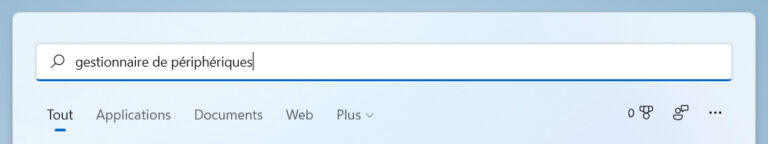 Ouvrir le Gestionnaire de périphériques de Windows – Le Crabe Info