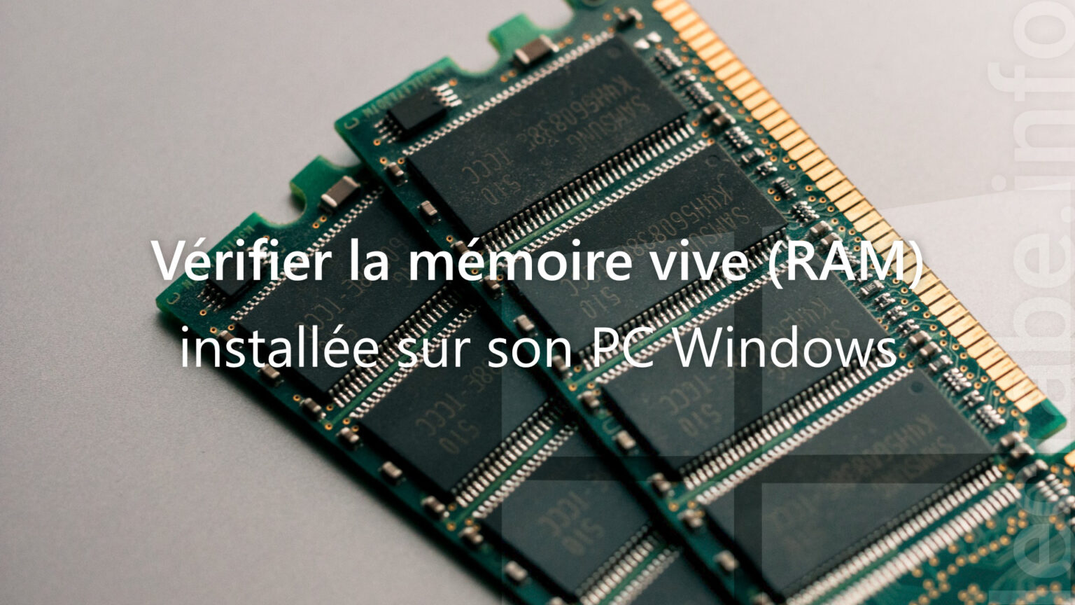 MemInfo : gérer et voir l’utilisation de la mémoire vive (RAM) sur ...