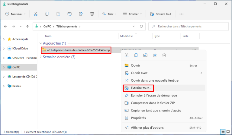 Windows 11 : déplacer la barre des tâches en haut de l’écran – Le Crabe ...