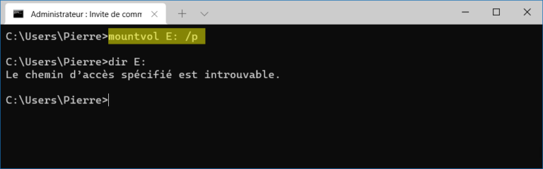 Monter et démonter le volume d’un disque sur Windows – Le Crabe Info