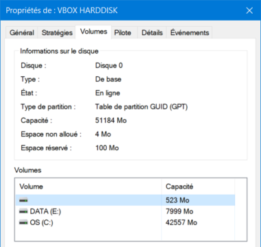 Lister les disques, les volumes et les partitions de disque sur Windows ...