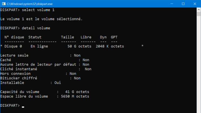 Lister les disques, les volumes et les partitions de disque sur Windows ...