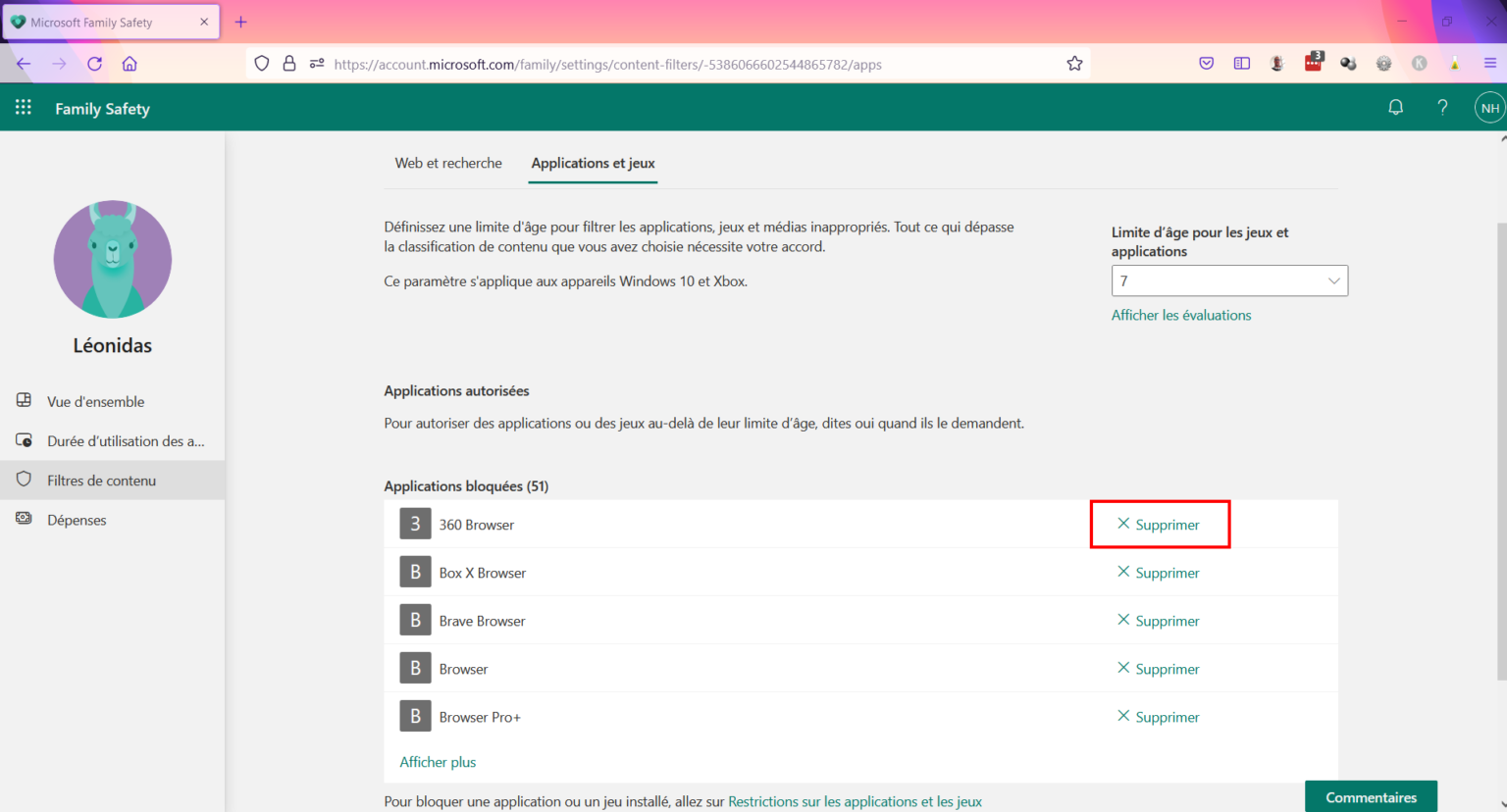 Configurer le contrôle parental Microsoft Family Safety pour un PC Windows – Le Crabe Info