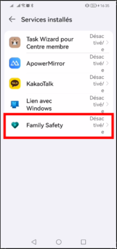 Configurer le contrôle parental Microsoft Family Safety sur Android ...