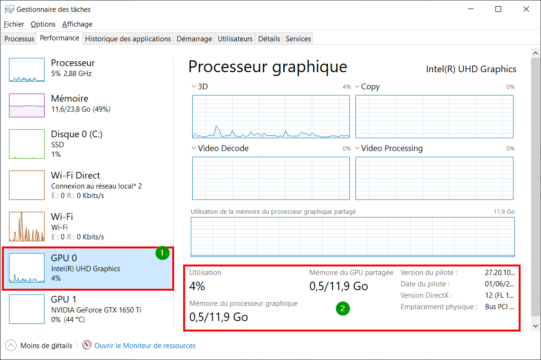 Connaître le modèle de votre carte graphique (GPU) sur un PC Windows