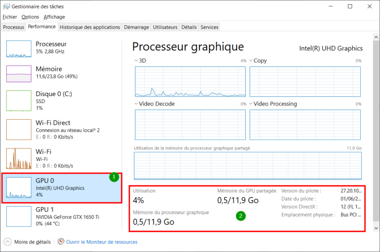 Connaître le modèle de votre carte graphique (GPU) sur un PC Windows