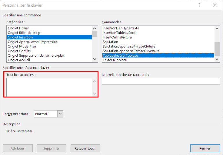 Microsoft Word : créer un nouveau raccourci clavier – Le Crabe Info