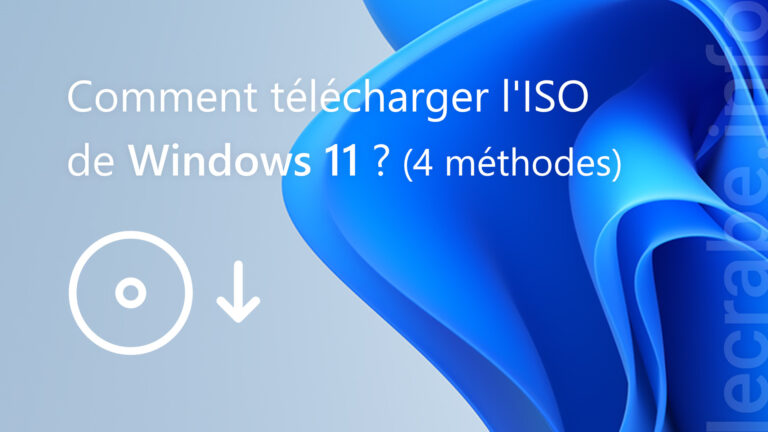Comment télécharger l’ISO de Windows 11 ? (4 méthodes) – Le Crabe Info