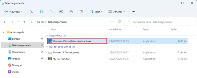 Mettre à jour Windows 11 avec l’assistant d’installation – Le Crabe Info