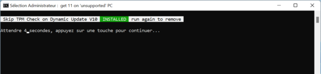 forcer la mise à jour 22H2 sur un PC incompatible