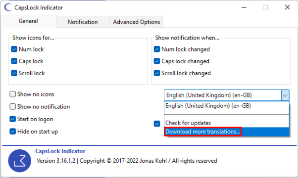CapsLock Indicator : voir si les touches Verr. Num., Verr. Maj. et ...