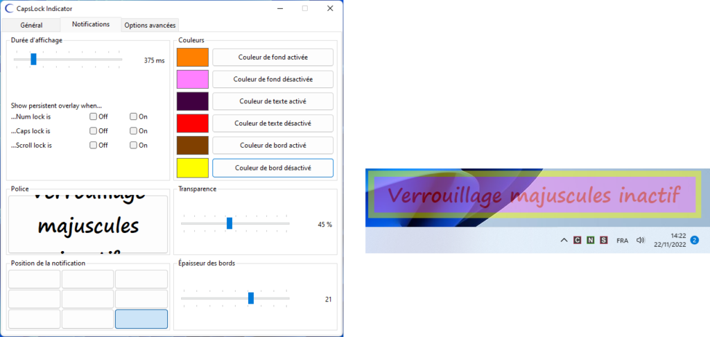 voir si les touches de verrouillage. Num., Verr Maj. et Arrêt défil ...