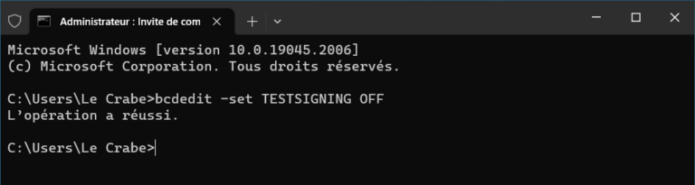 Activer et désactiver le mode test de Windows [11, 10] – Le Crabe Info