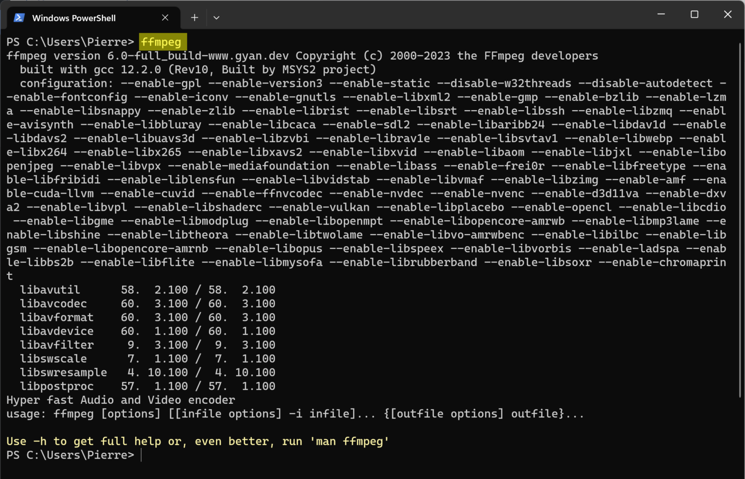 Installer FFmpeg sur Windows – Le Crabe Info