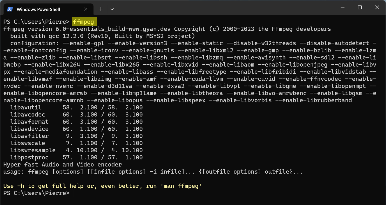 Installer FFmpeg sur Windows – Le Crabe Info