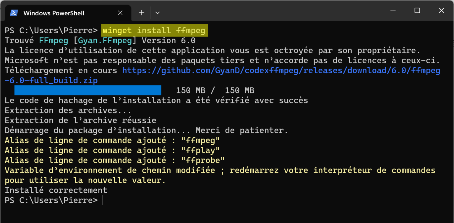 Installer FFmpeg sur Windows – Le Crabe Info