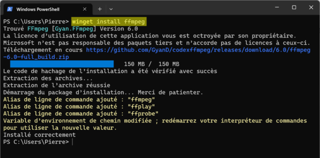 Installer FFmpeg sur Windows – Le Crabe Info