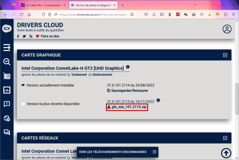 DriversCloud : mettre à jour les pilotes (drivers) de son PC Windows ...